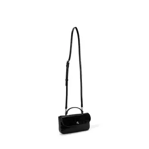 Ralph Lauren Croc-embossed Marcy Crossbody Wallet