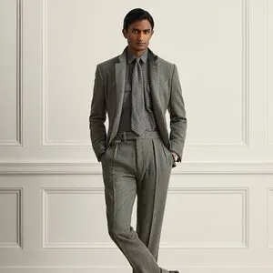 Ralph Lauren Gregory Hand-tailored Tick-weave Trouser