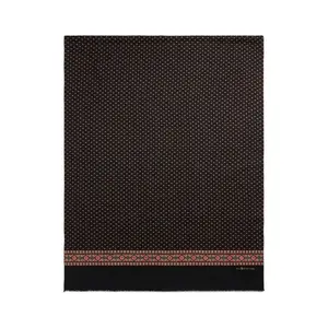 Ralph Lauren Foulard Wool Fringe Scarf
