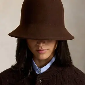 Ralph Lauren Wool Bucket Hat - Brown