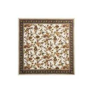 Ralph Lauren Floral Wool-linen Square Scarf