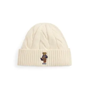 Ralph Lauren Polo Bear Cable Wool-blend Beanie