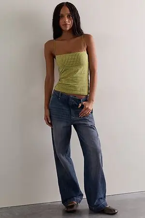BUTTERCUP Chloe Organic Cotton Cami - Dill Pickle