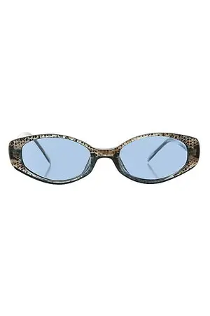 SUNGLASS MUSEUM Vintage Helena Sunglasses By Sunglass Museum Blue