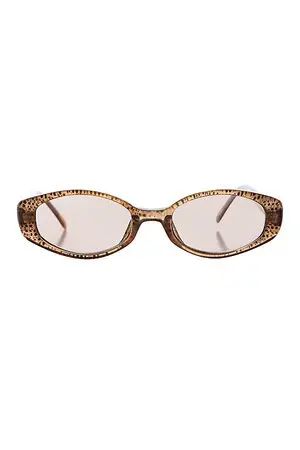 SUNGLASS MUSEUM Vintage Helena Sunglasses By Sunglass Museum Brown