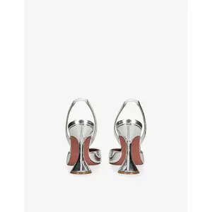Amina Muaddi Holli 95 Leather Courts