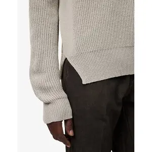 Rick Owens Fisherman Crew-neck Wool Jumper