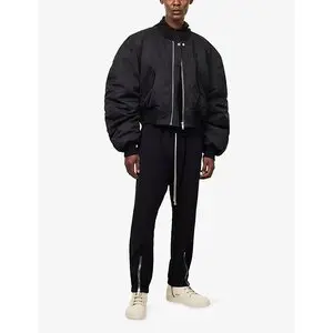 Rick Owens Tecuatl Zipped Stretch-jersey Track Pants