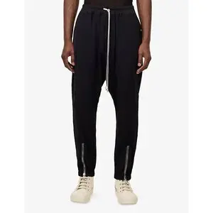 Rick Owens Tecuatl Zipped Stretch-jersey Track Pants