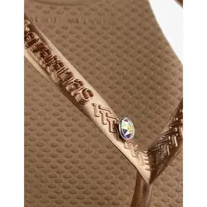 Havaianas Slim Crystal-embellished Rubber Flip-flops