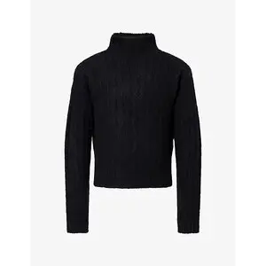 Rick Owens Ribbed Turtle-neck Cashmere-blend Jumper