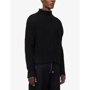 Rick Owens Ribbed Turtle-neck Cashmere-blend Jumper