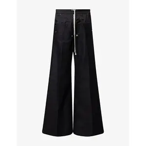 Rick Owens Bela Wide-leg Cotton-lend Trousers