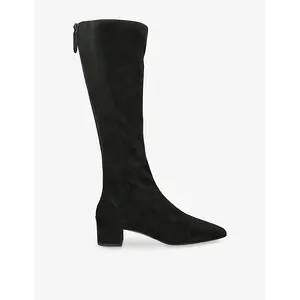 AQUAZZURA Saint Honore 35 Suede Knee-high Boots