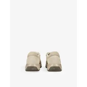 Hogan Allacciato Suede And Leather Trainers