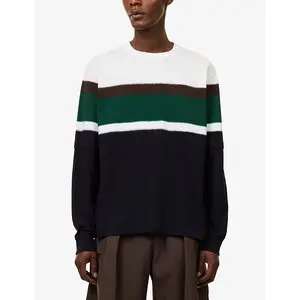 Sacai Chusen-dyed Long-sleeve Cotton T-shirt