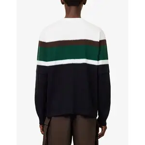 Sacai Chusen-dyed Long-sleeve Cotton T-shirt