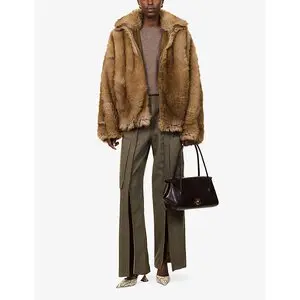 DARKPARK Celine Aviator Faux-fur Bomber Jacket