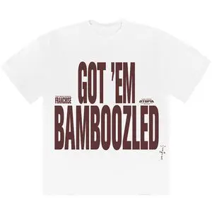 TRAVIS SCOTT Franchise Promo Ii Bamboozled T-shirt - White