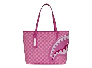 SPRAYGROUND Pink New Check Faces Tote - Multicolor