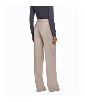 Pinko Metallic Pressed-crease Trousers
