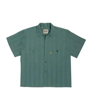 GALLERY DEPT. Loose Shortsleeve Collared Shirt - Green