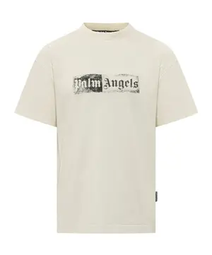 Palm Angels Logo Printed Crewneck T-shirt