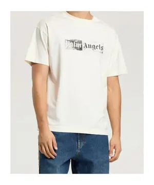 Palm Angels Logo Printed Crewneck T-shirt