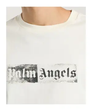 Palm Angels Logo Printed Crewneck T-shirt