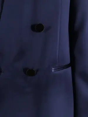 Alberta Ferretti Double-breasted V-neck Blazer