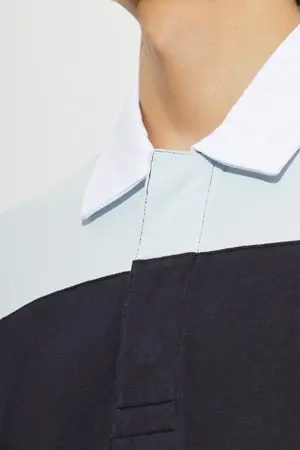 Rag & Bone Long-sleeved Striped Polo Shirt