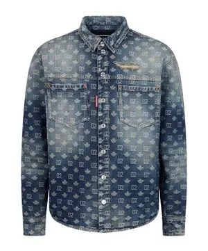 Dsquared2 Monogram Denim Carpenter Shirt