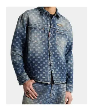 Dsquared2 Monogram Denim Carpenter Shirt