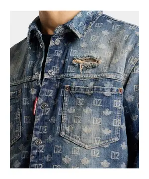 Dsquared2 Monogram Denim Carpenter Shirt