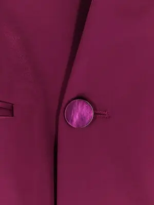 Alberta Ferretti Double-breasted V-neck Blazer