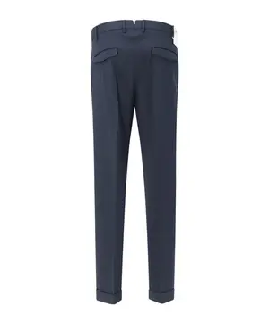 PT TORINO Pressed-crease Turned-up Trousers