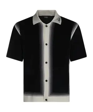 Amiri Short Sleeved Cardigan - Black