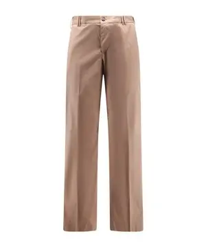 PT TORINO Button Charm Trousers - Brown