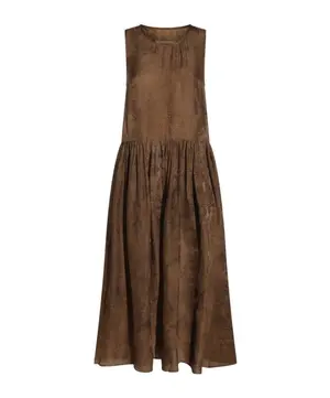 UMA WANG Sleeveless Dress - Brown