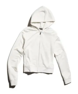Gucci Cotton Silk Jersey Zip Sweatshirt