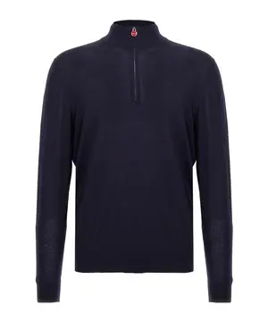Kiton High-neck Wool Cardigan