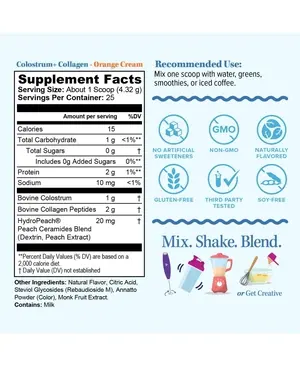 VITAUTHORITY Colostrum Collagen Powder