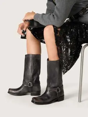 GOLDEN GOOSE Biker Square