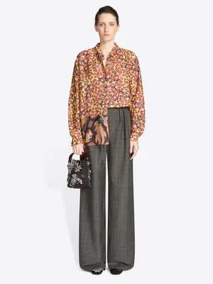 Dries Van Noten Borsa Micro Con Ricami E Manico In Resina