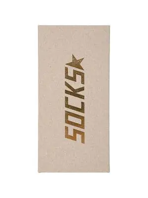 GOLDEN GOOSE Calzini In Misto Cotone Con Logo E Righe