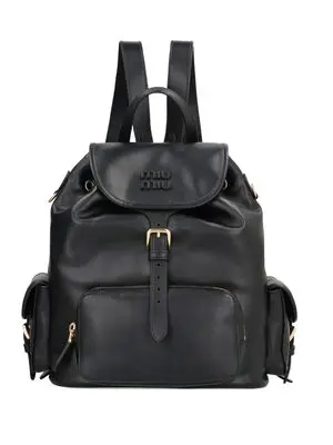 Miu Miu Zaino In Pelle - Black