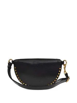 Isabel Marant Étoile Skano Hammered Leather Belt Bag With Studs
