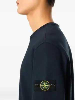 Stone Island Felpa A Girocollo - Blue