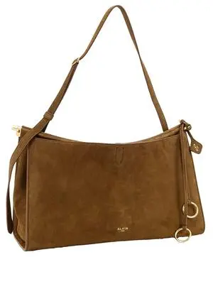 Alaïa Le Click Pocket 35 Bag In Nubuck - Green
