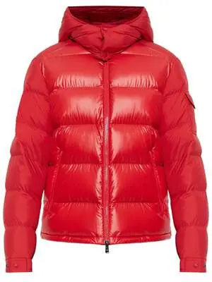 Moncler Piumino Corto Maya Con Cappuccio - Red